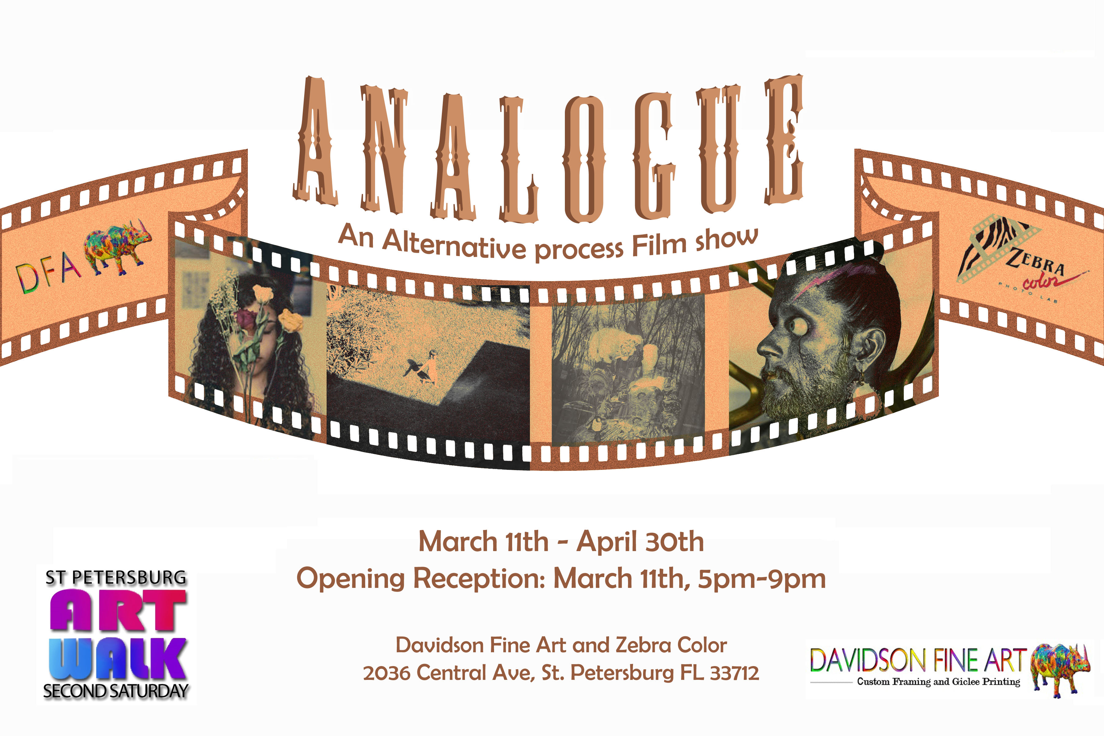 Analogue-show-flyer-DFA | Davidson Fine Art 727-827-1888